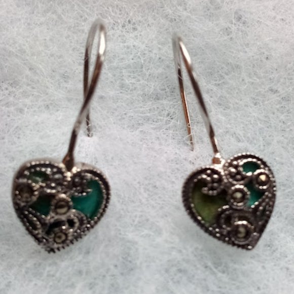Jewelry | Small Engraved Heart Earrings | Poshmark
